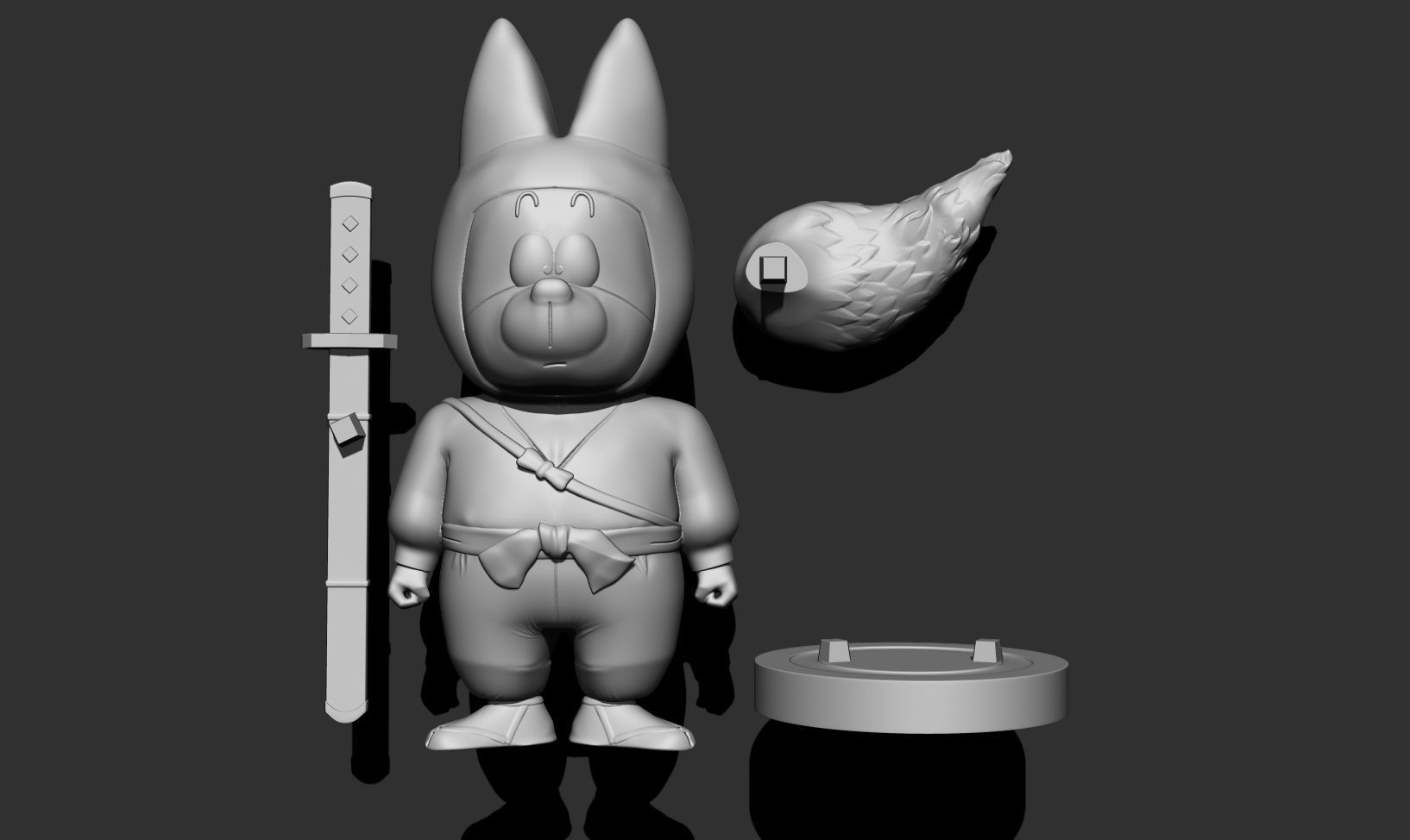 Shu - Dragon Ball Fanart 3D model 3D printable | CGTrader