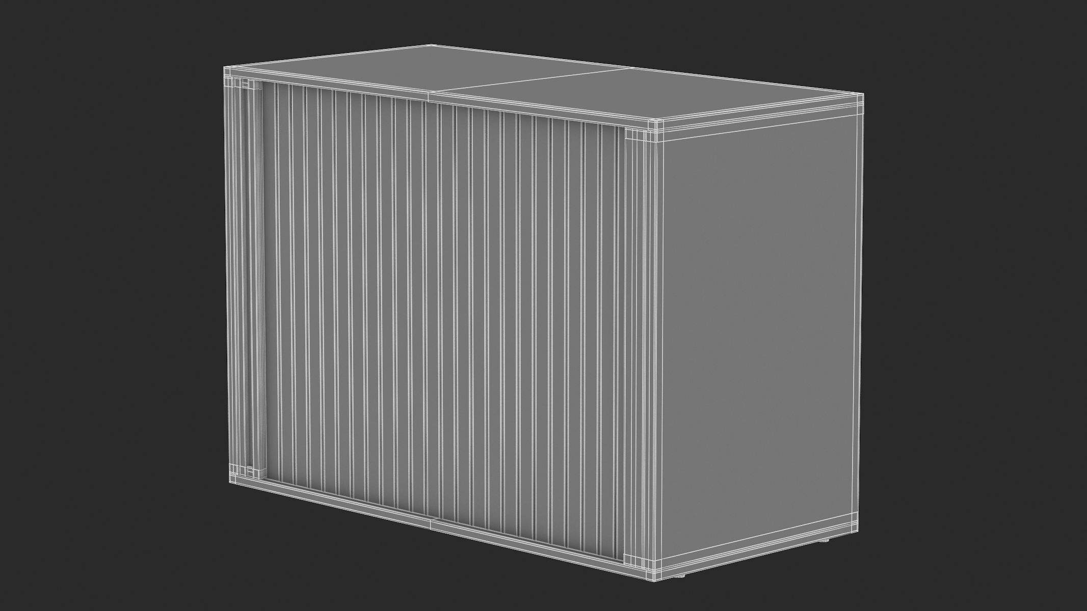 Herman Miller Paragraph Storage Cabinet 9 3D model | CGTrader