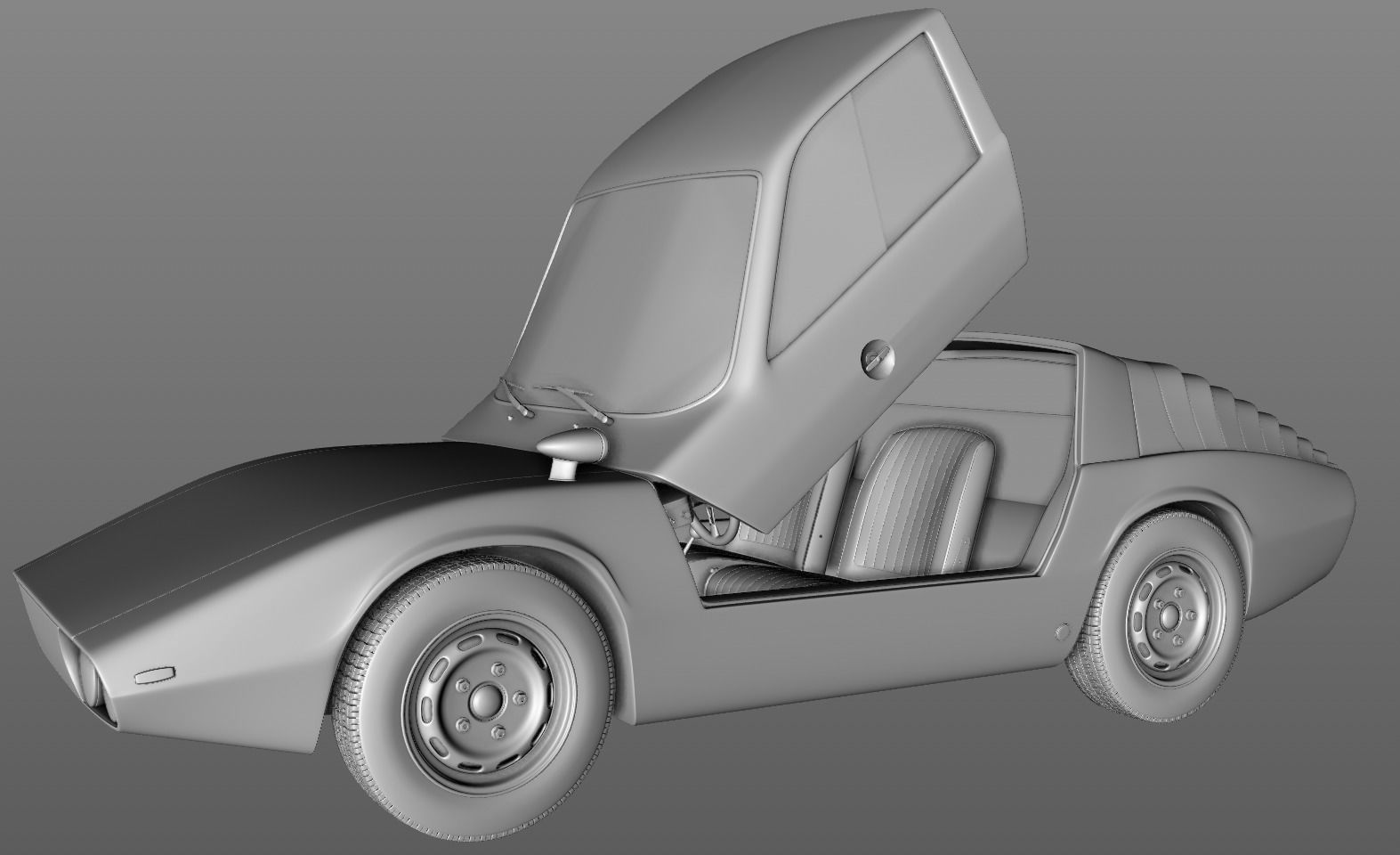 PORSCHE 911 HLS 1967 3D model | CGTrader