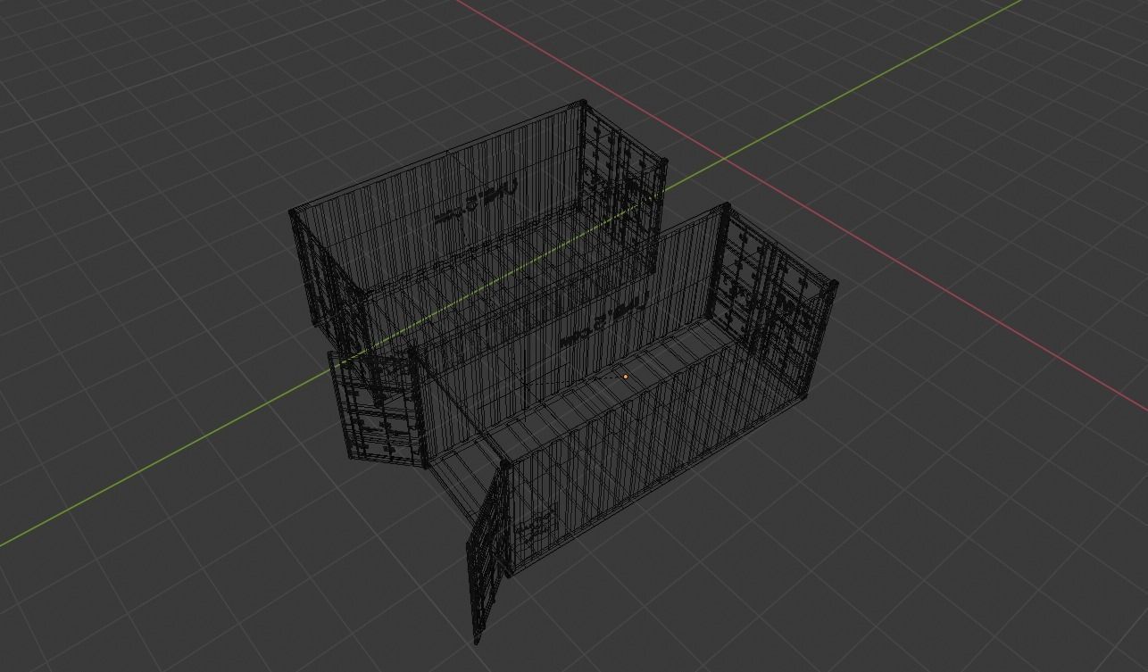 Rusty Container 2 styles free 3D model | CGTrader