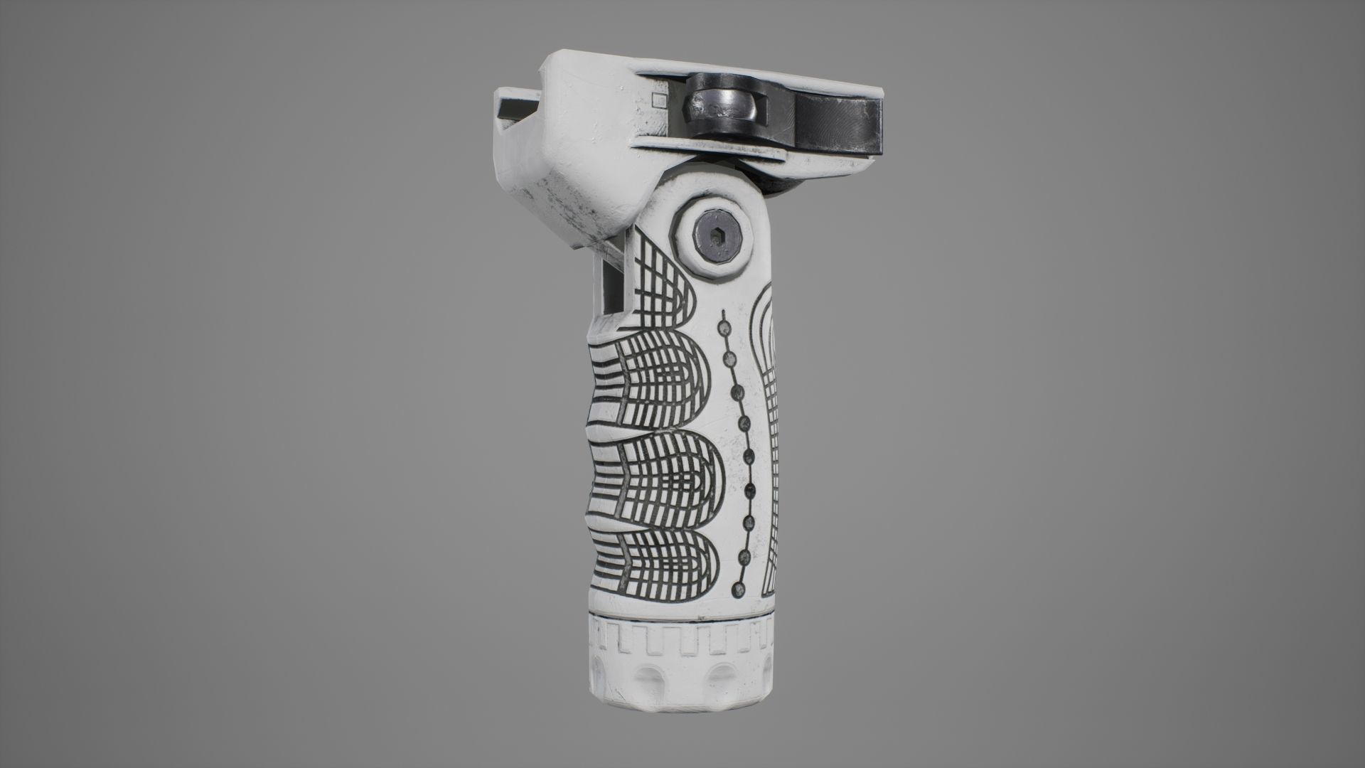3D model Folding Grip - FPS Gun Attachment for Unreal Engine VR / AR ...