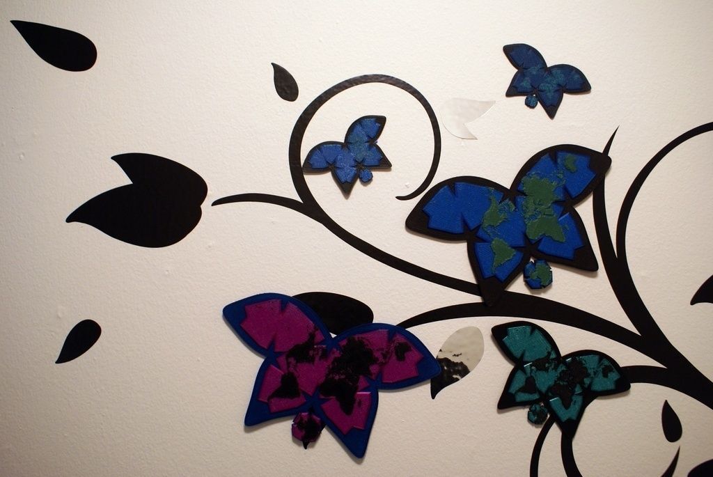 Waterman Butterfly World Map Projection 3D printable model