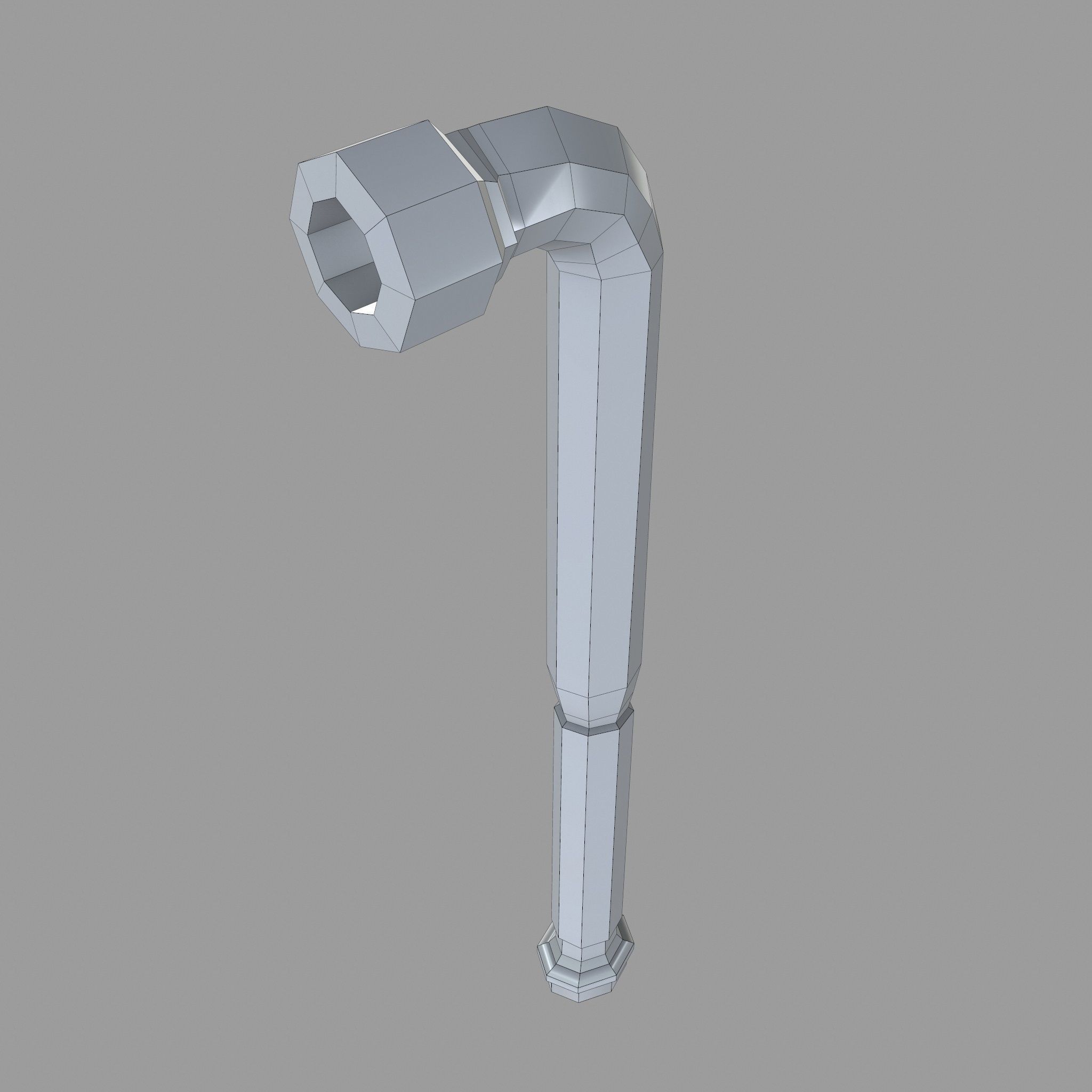 3D model Stylized Metal Pipe VR / AR / low-poly | CGTrader