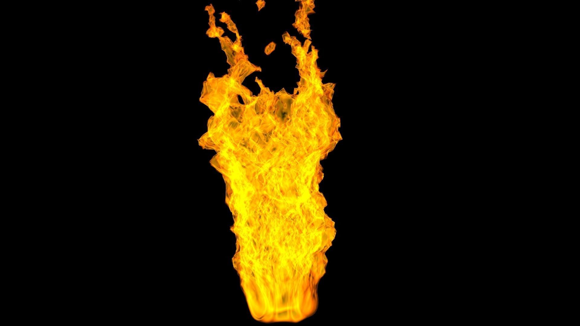 3D Fire animation 3D model animated | CGTrader