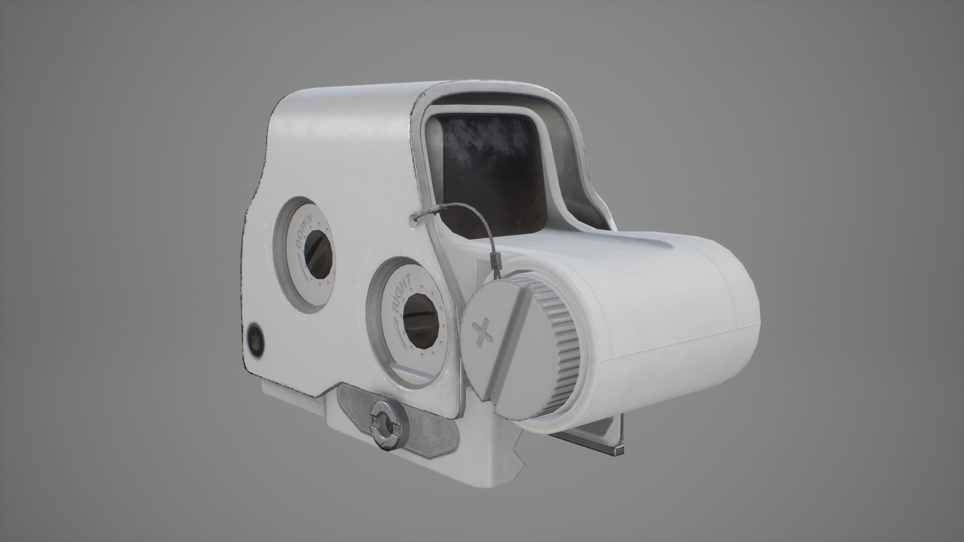 3D model Holographic Sight S - FPS Gun Attachment for Unreal Engine VR ...