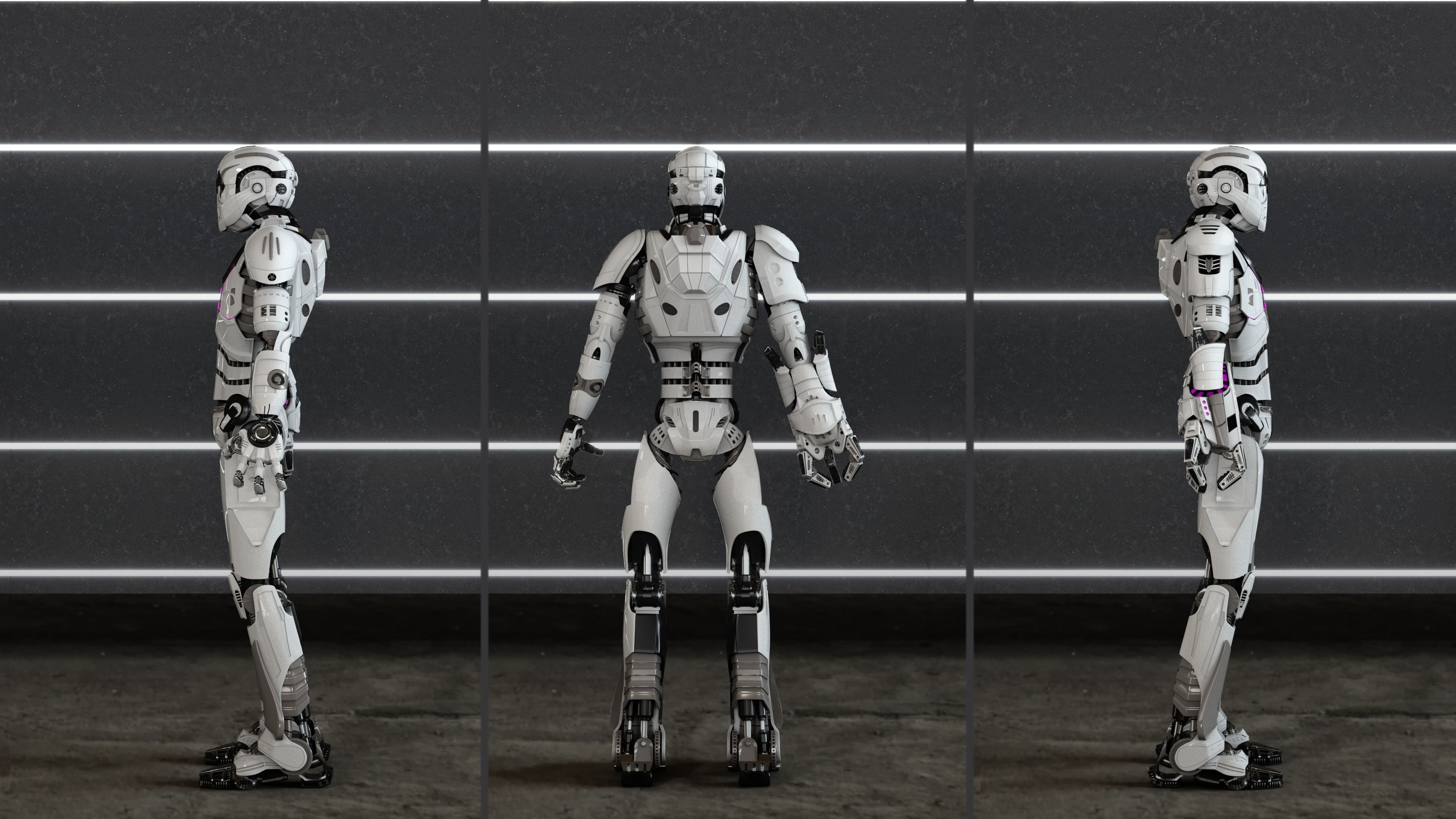 P-4-----Weapon Prototype 3D model rigged | CGTrader