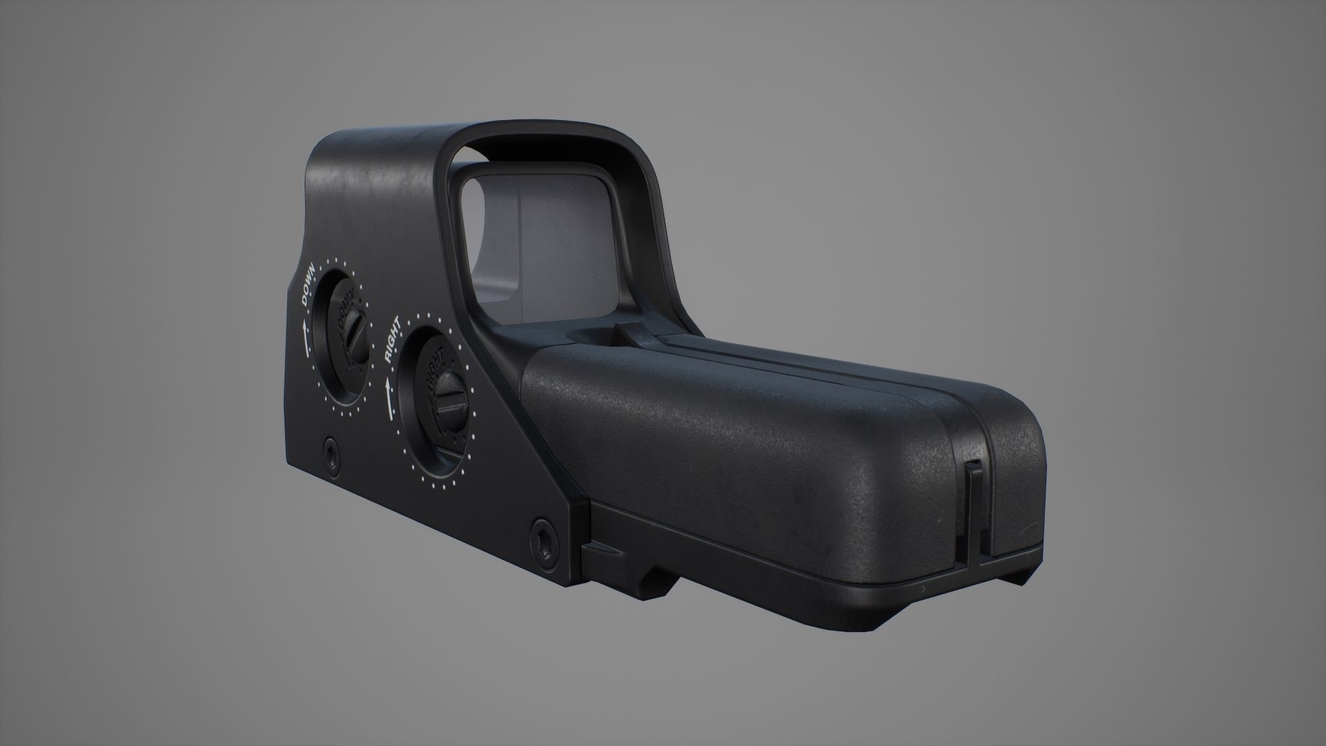3D model Holographic Sight L - FPS Gun Attachment for Unreal Engine VR ...