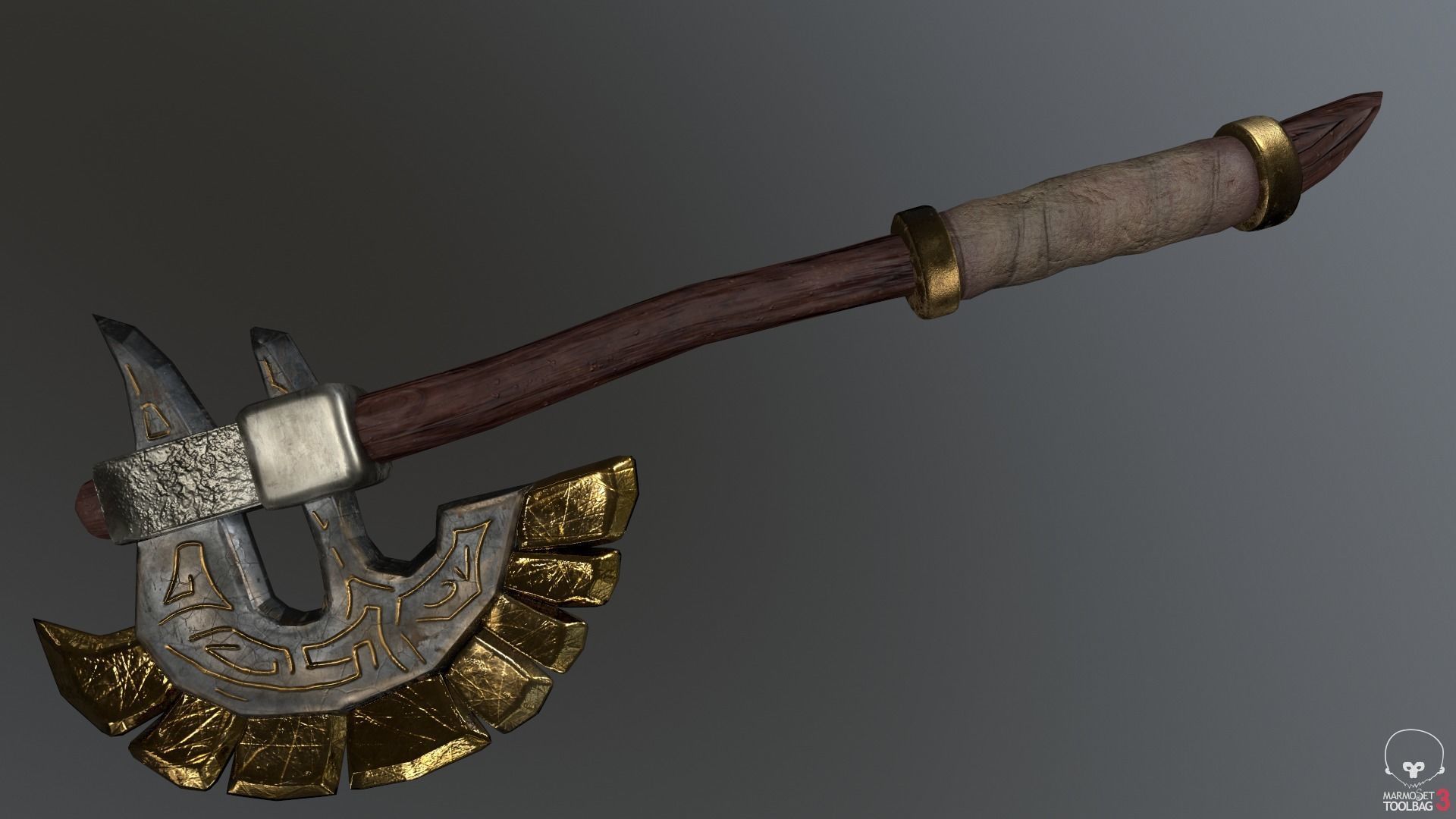 3D model Stylised Axe Prop VR / AR / low-poly | CGTrader