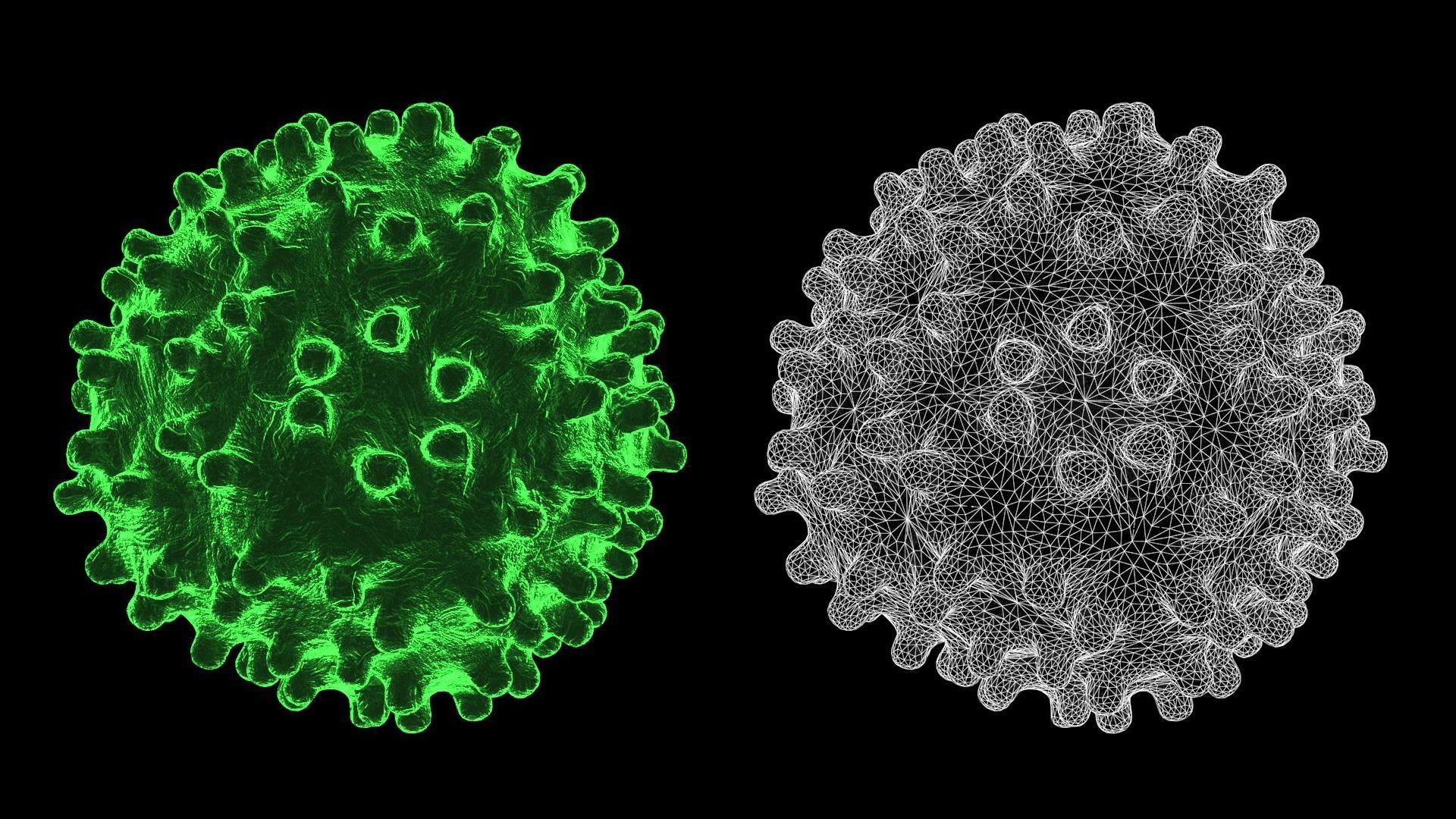 Pack of 24 Alien Virus Bacteria Macrophage Sci Fi Collection 3D model ...