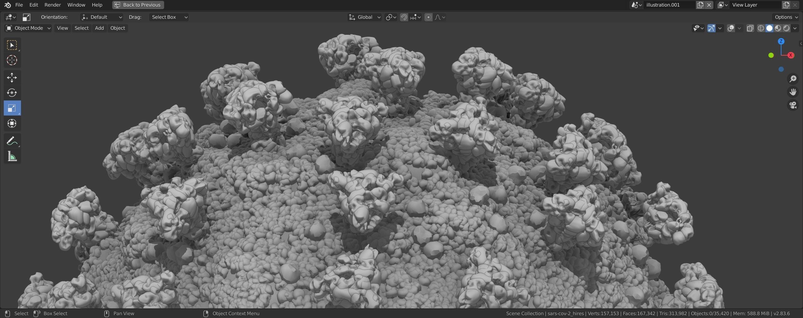 Corona Virus 3D model | CGTrader