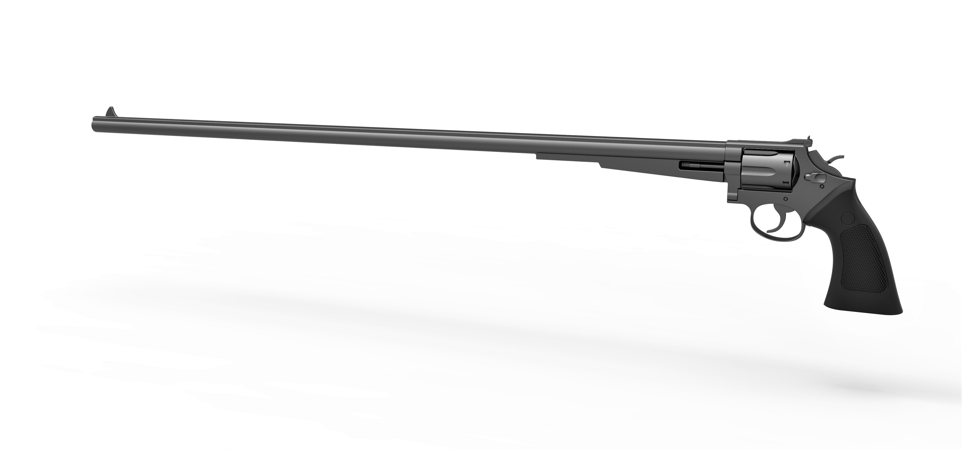 Long barrel revolver of Joker from the movie Batman 1989 3D model ...