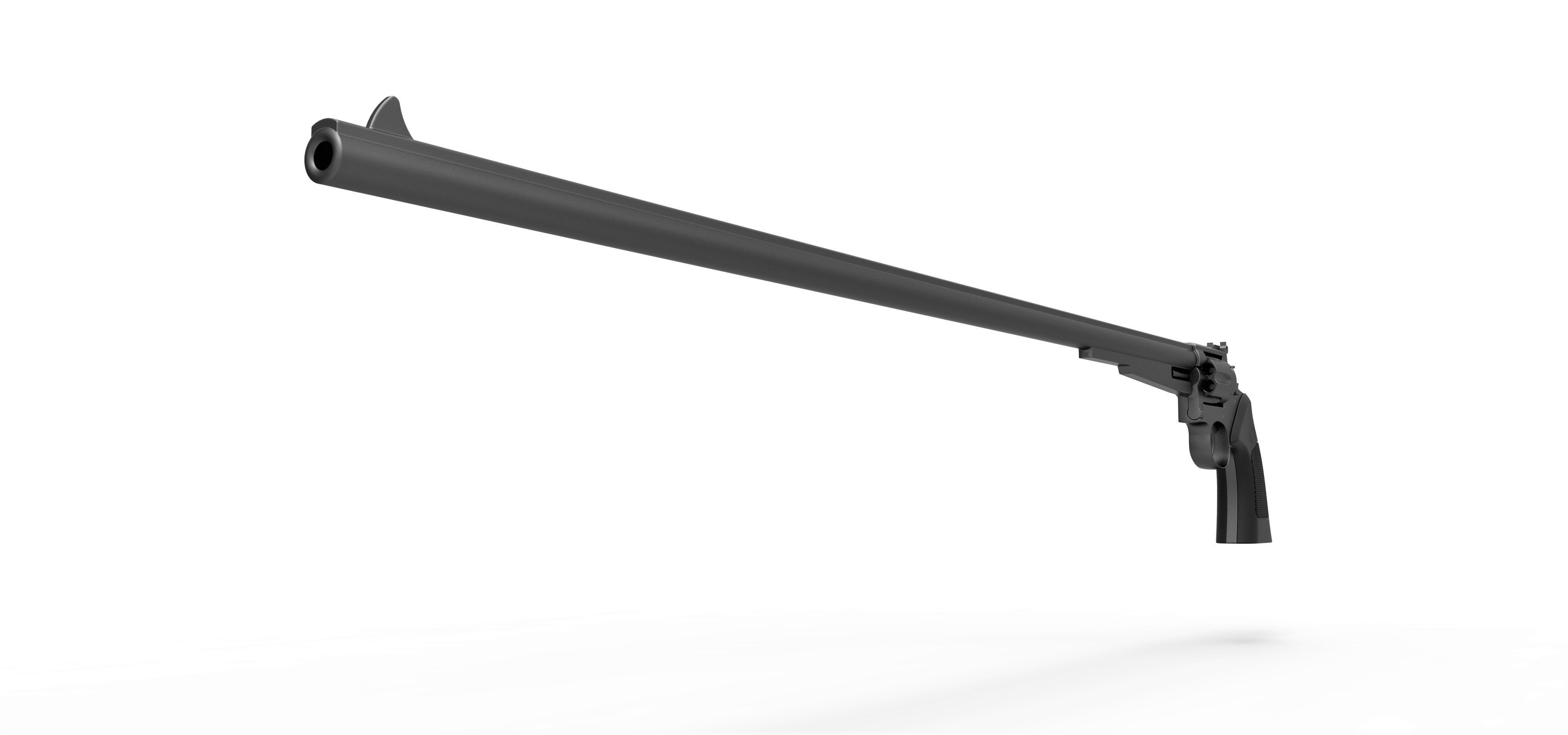 Long barrel revolver of Joker from the movie Batman 1989 3D model ...