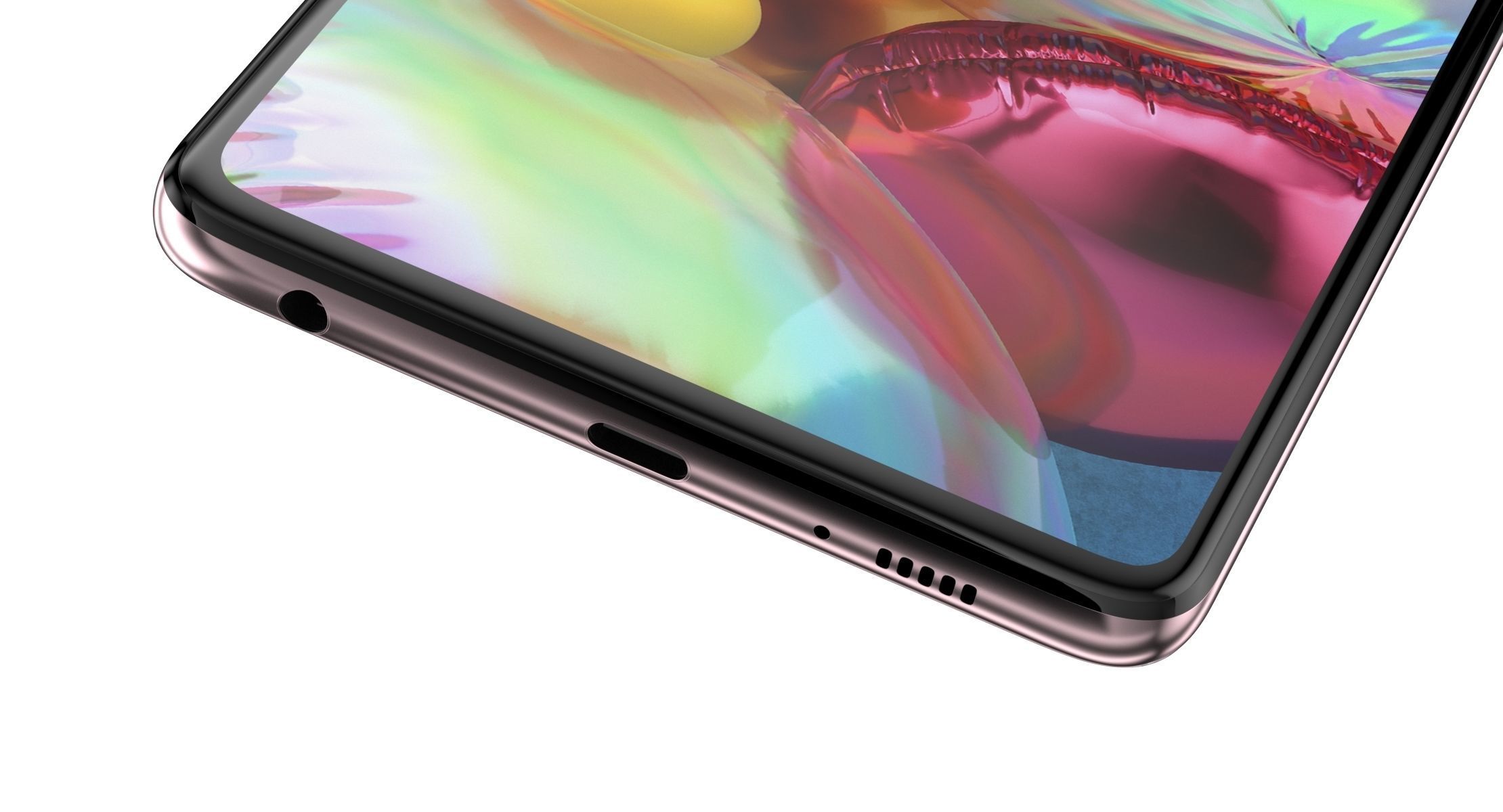 Samsung Galaxy A71 Prism Crush Pink 3D model | CGTrader