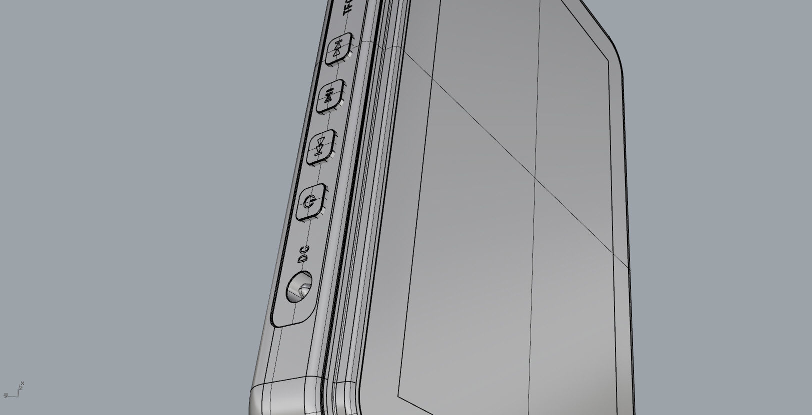 Pad display design red 3D model 3D printable | CGTrader
