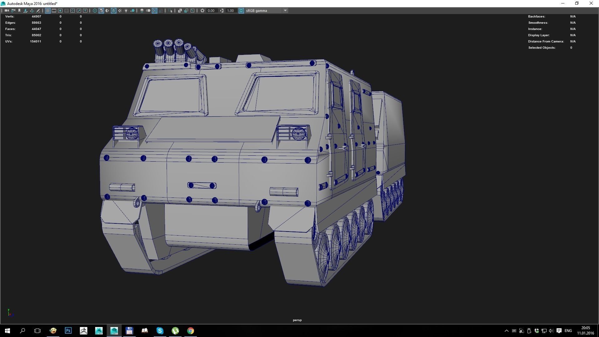 3D model ATTC Bronco VR / AR / low-poly | CGTrader