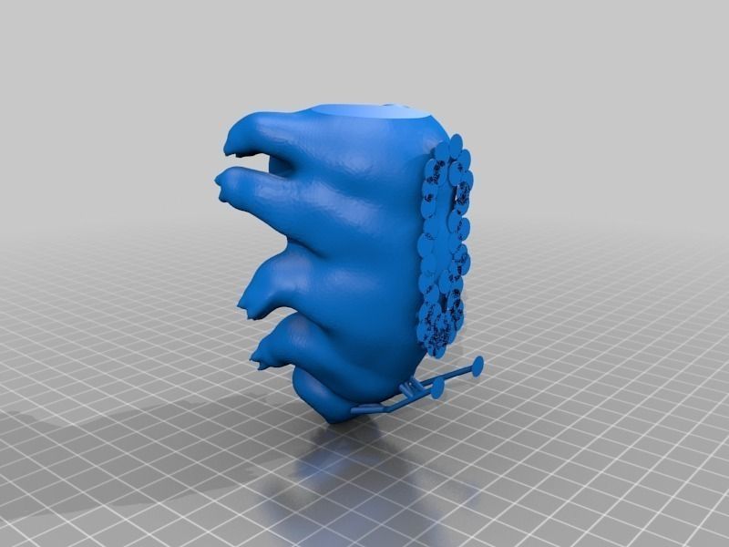 Waterbear and the Tardigrade free 3D model 3D printable | CGTrader