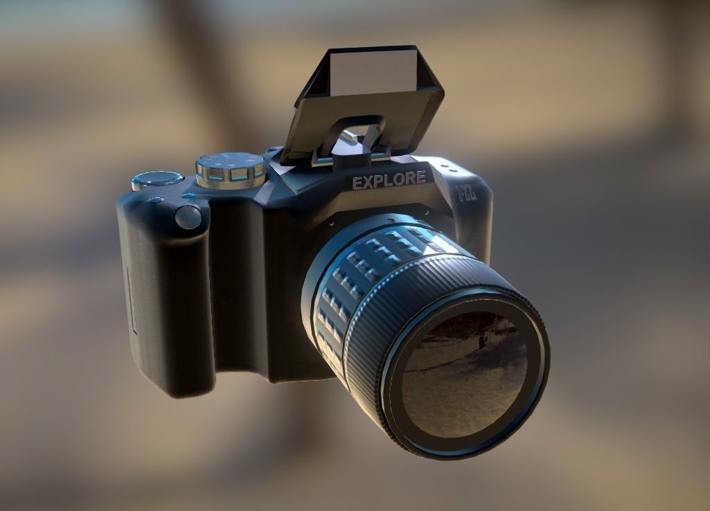 DSLR Camera 3D model | CGTrader