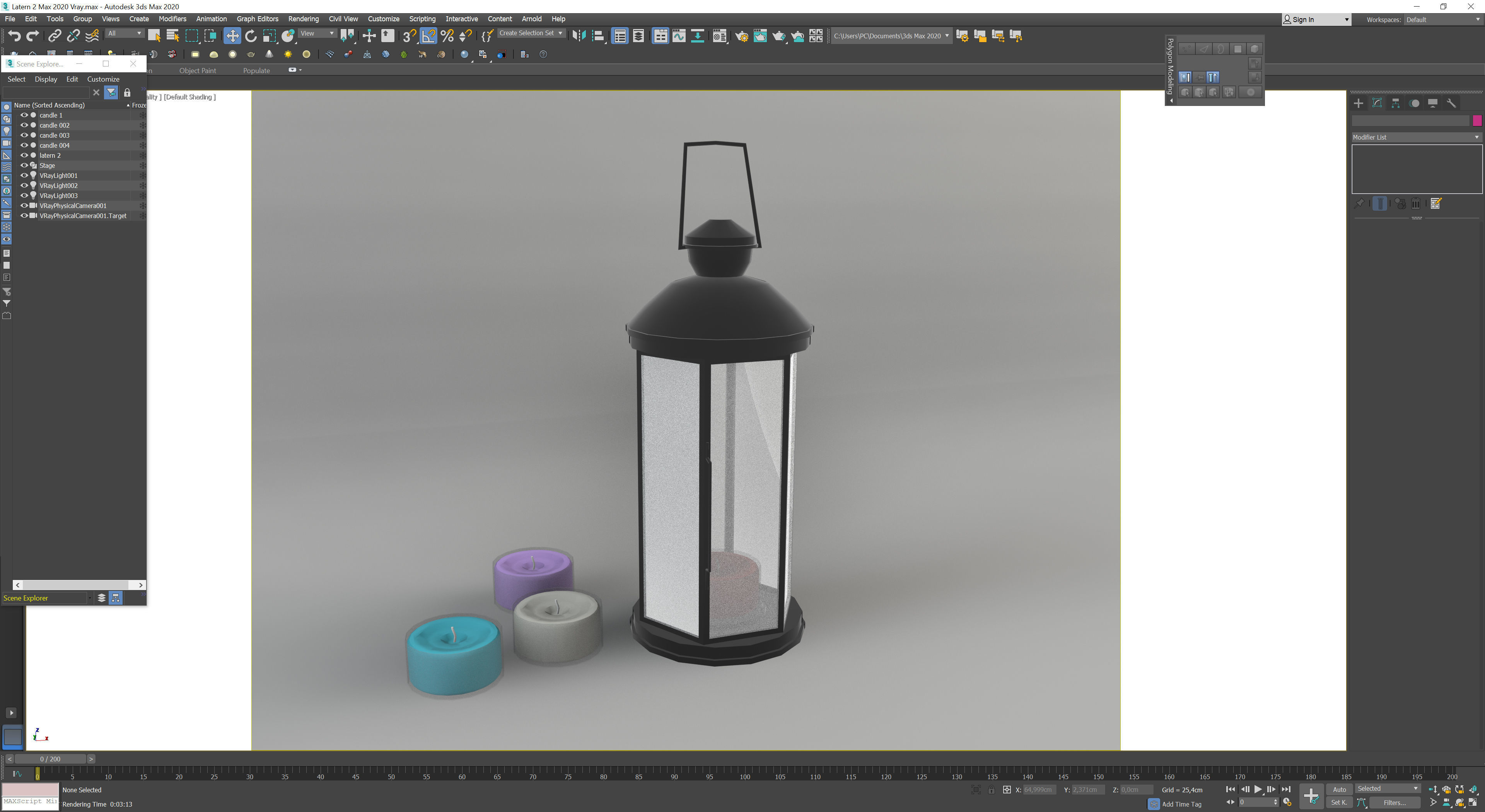 3D model Latern 2 Lowpoly VR / AR / low-poly | CGTrader