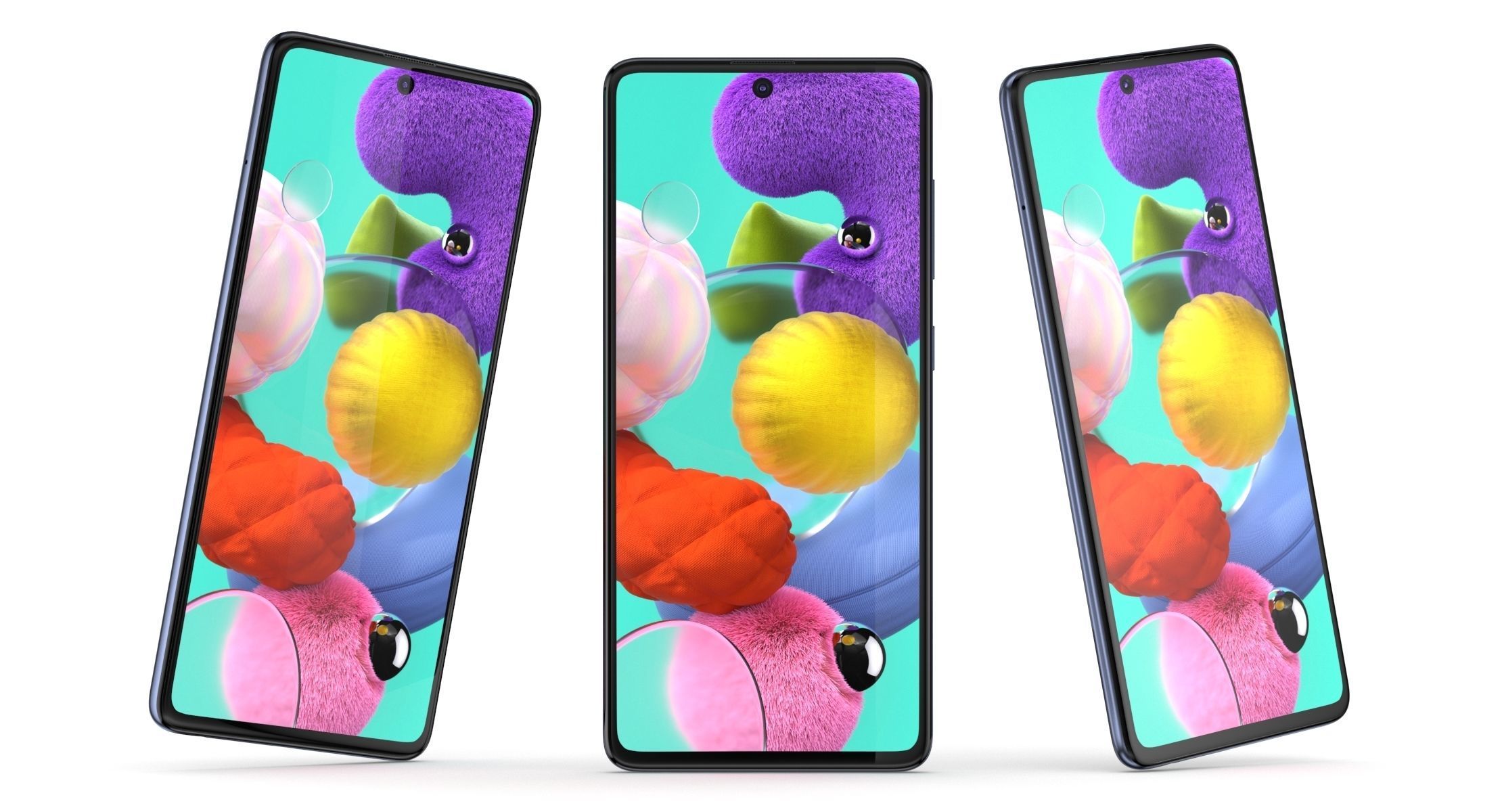 Samsung Galaxy A51 and A71 All Colors 3D model | CGTrader