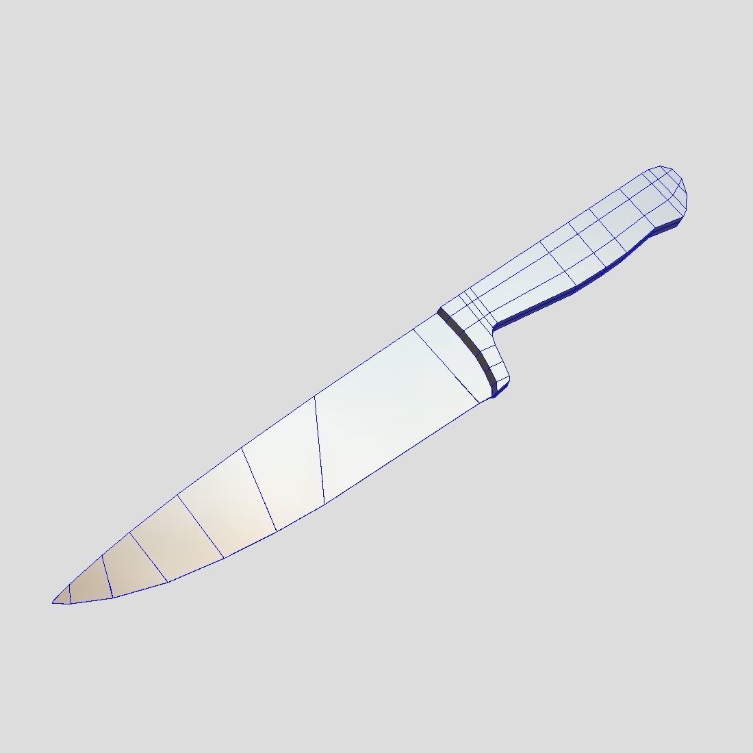 CC0 - Kitchen Knife free VR / AR / low-poly 3D model | CGTrader