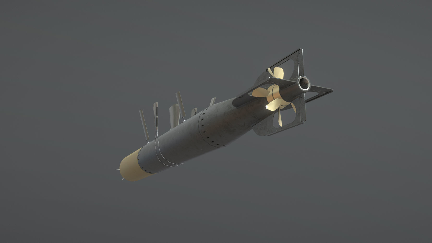 3D model UK Torpedo MarkXII VR / AR / low-poly rigged | CGTrader