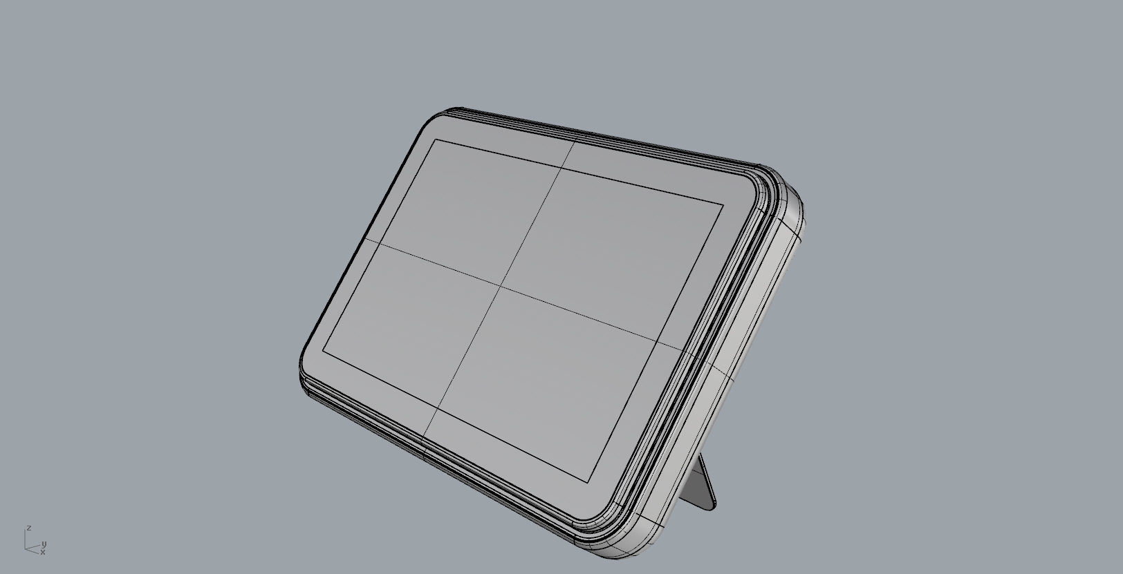 Pad display design silver 3D model 3D printable | CGTrader
