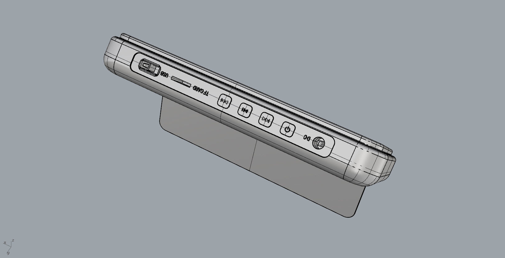 Pad display design silver 3D model 3D printable | CGTrader