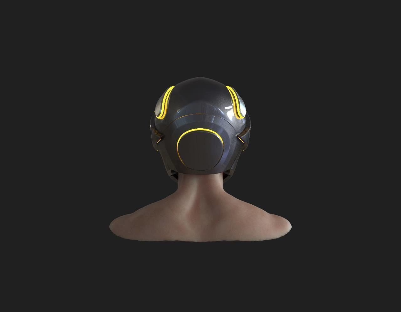 TRON Helmet 3D model | CGTrader