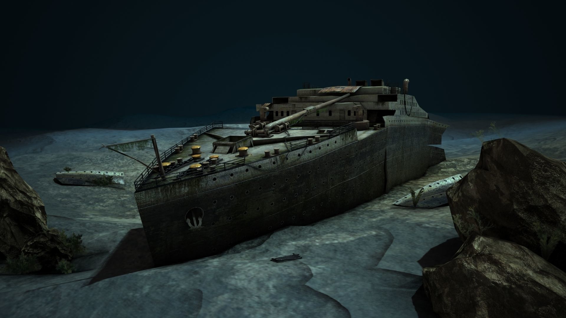 3D model Titanic Wreck VR / AR / low-poly | CGTrader