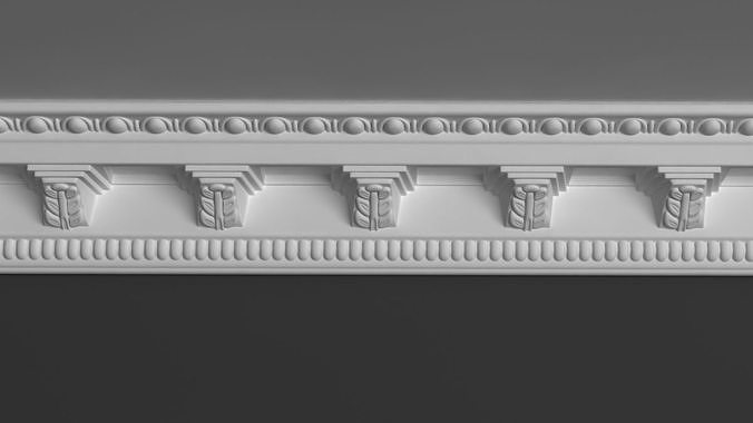 Cornice Moulding 3D model 3D model | CGTrader