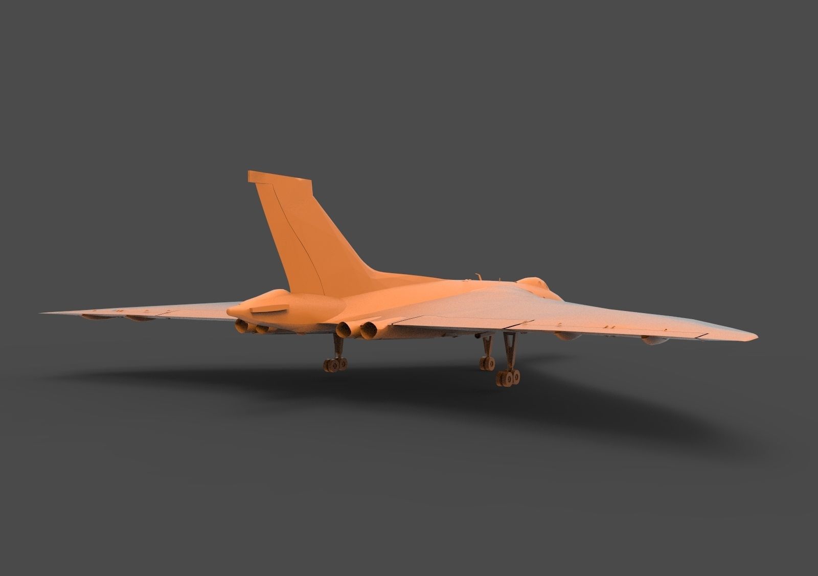 Avro Vulcan 3D model 3D printable | CGTrader