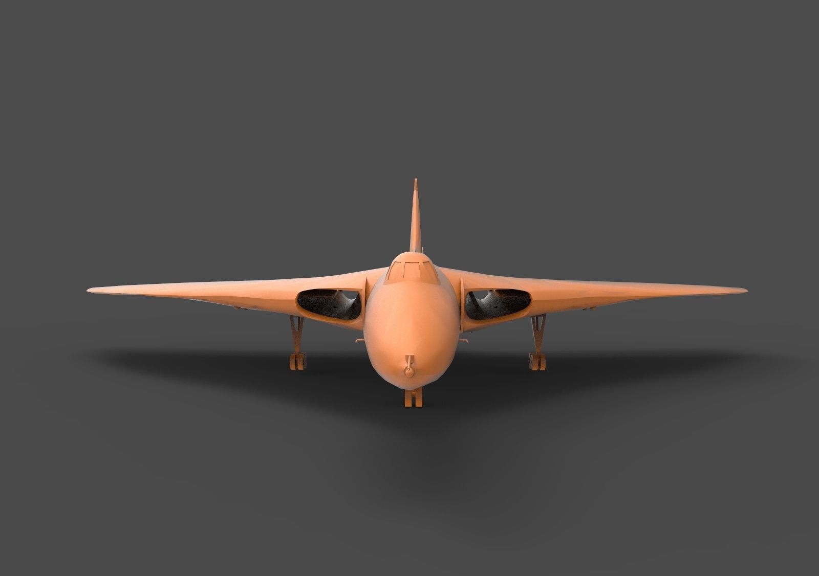 Avro Vulcan 3D model 3D printable | CGTrader