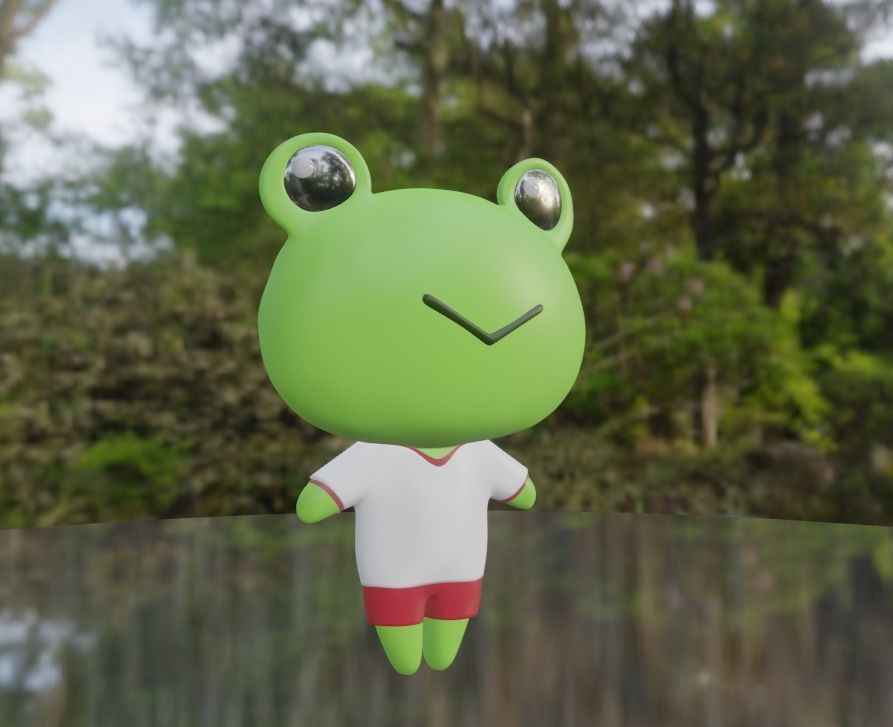 Gekota toy frog free 3D model | CGTrader