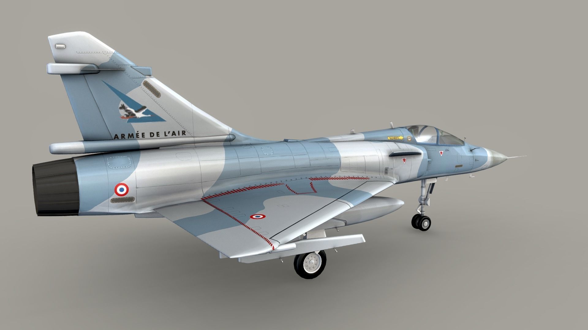 Mirage 2000 free VR / AR / low-poly 3D model | CGTrader