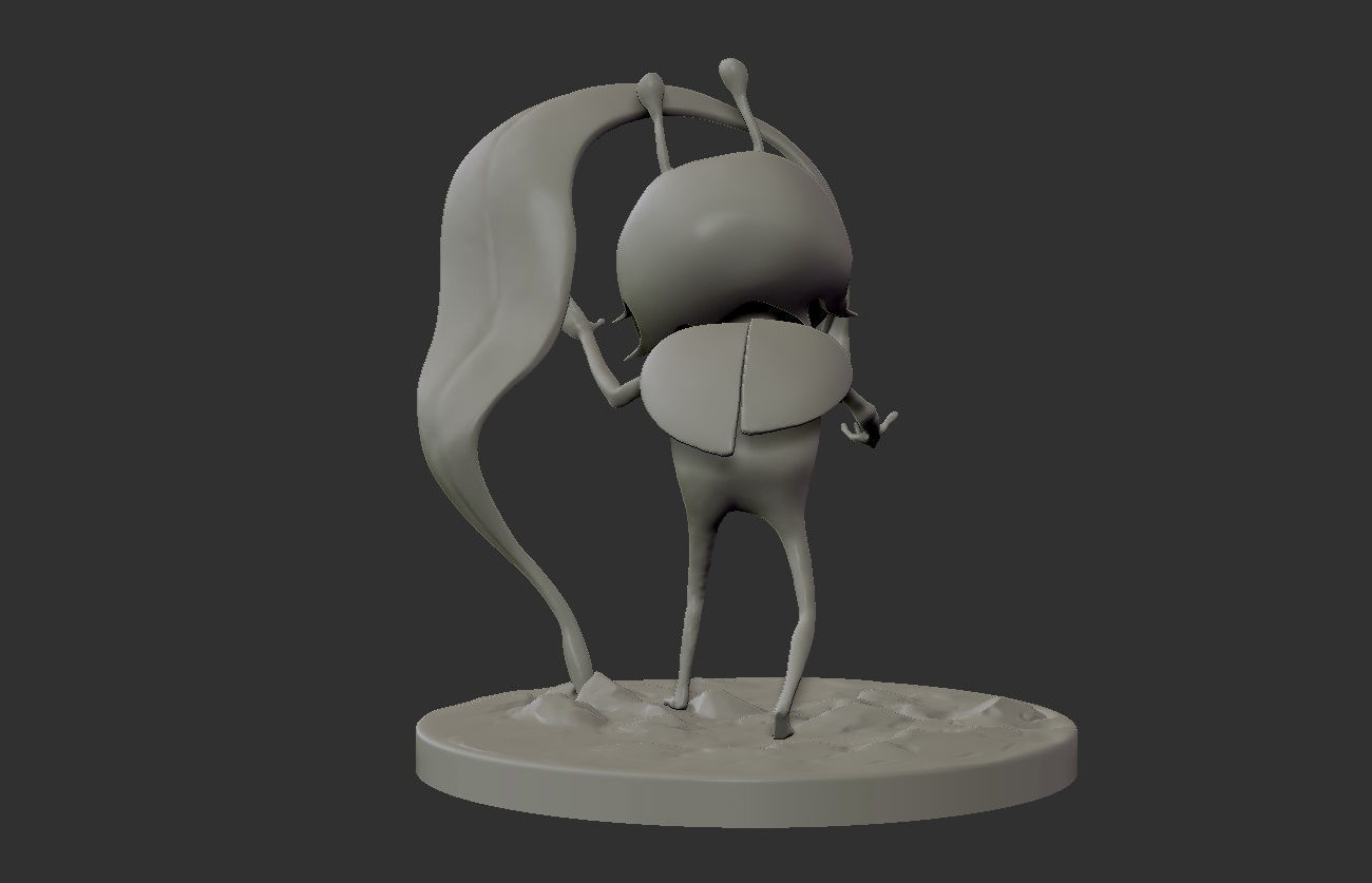 Ladybug sculpture for 3D print 3D model 3D printable | CGTrader