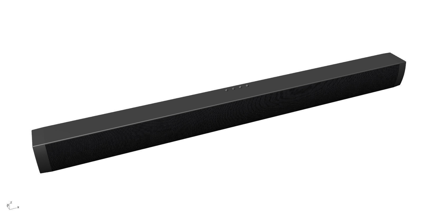 3D model SoundBar black speaker VR / AR / low-poly | CGTrader
