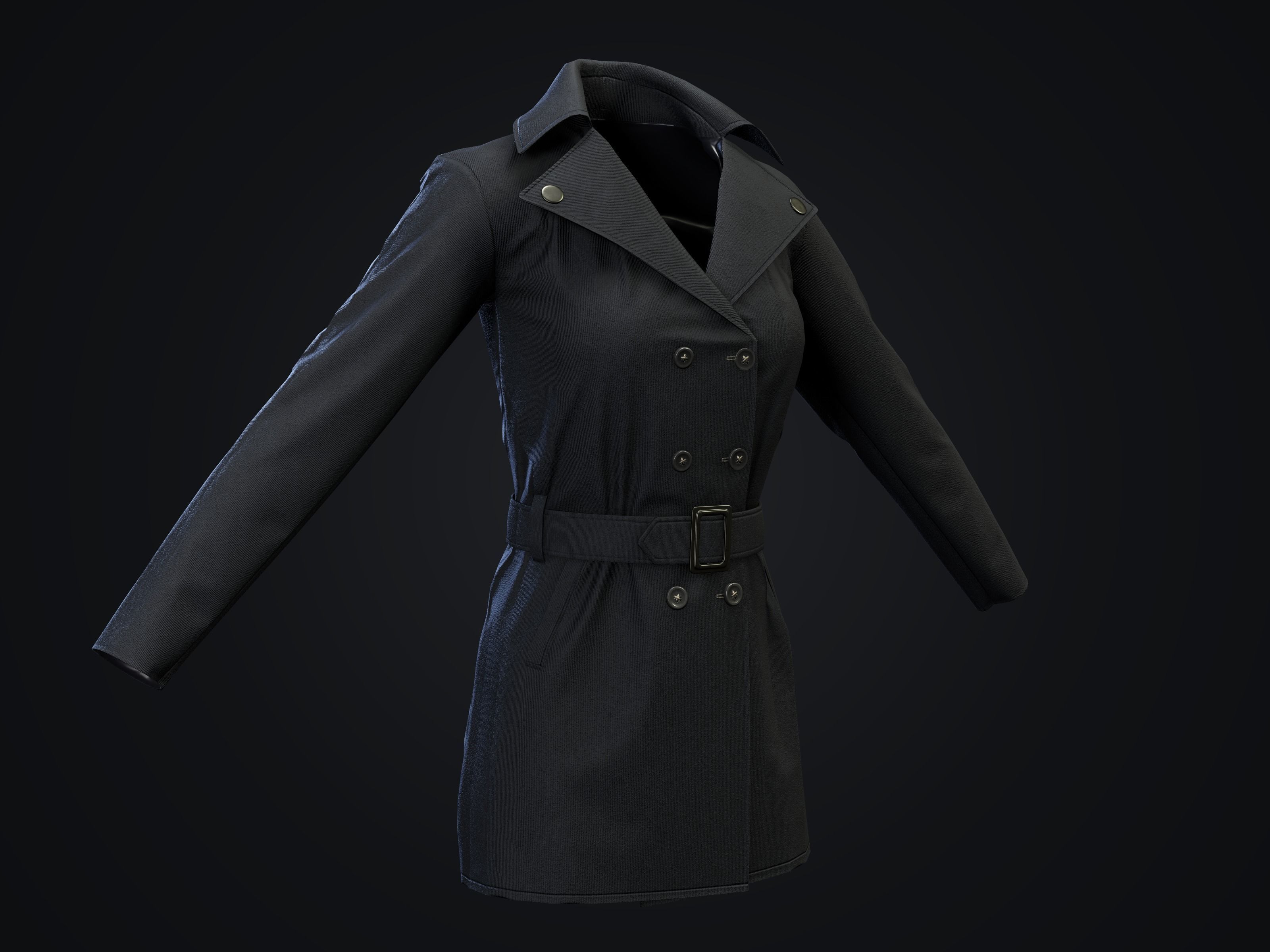 Female Jacket free VR / AR / low-poly 3D model | CGTrader