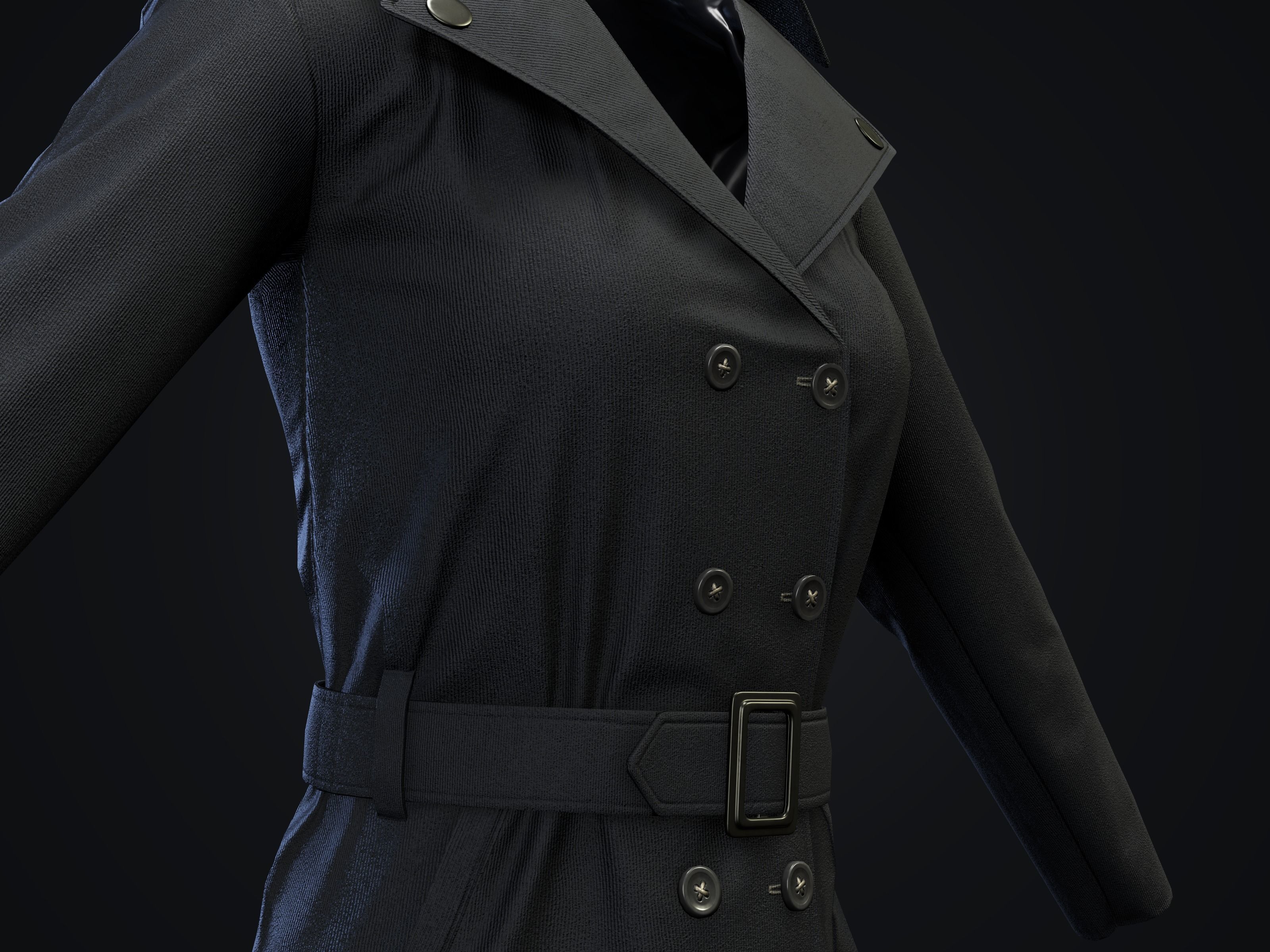 Female Jacket free VR / AR / low-poly 3D model | CGTrader