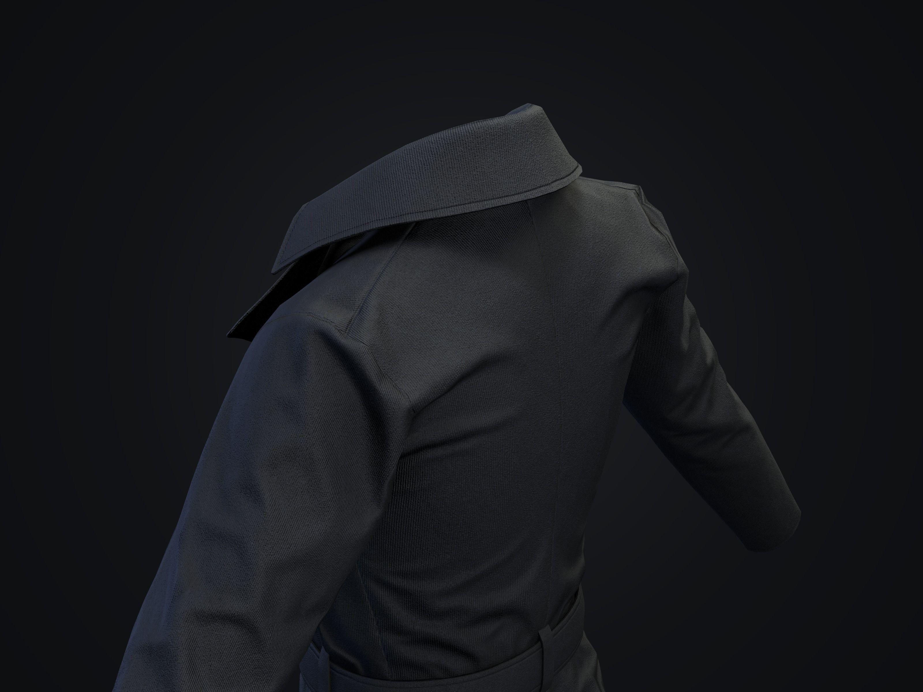Female Jacket free VR / AR / low-poly 3D model | CGTrader