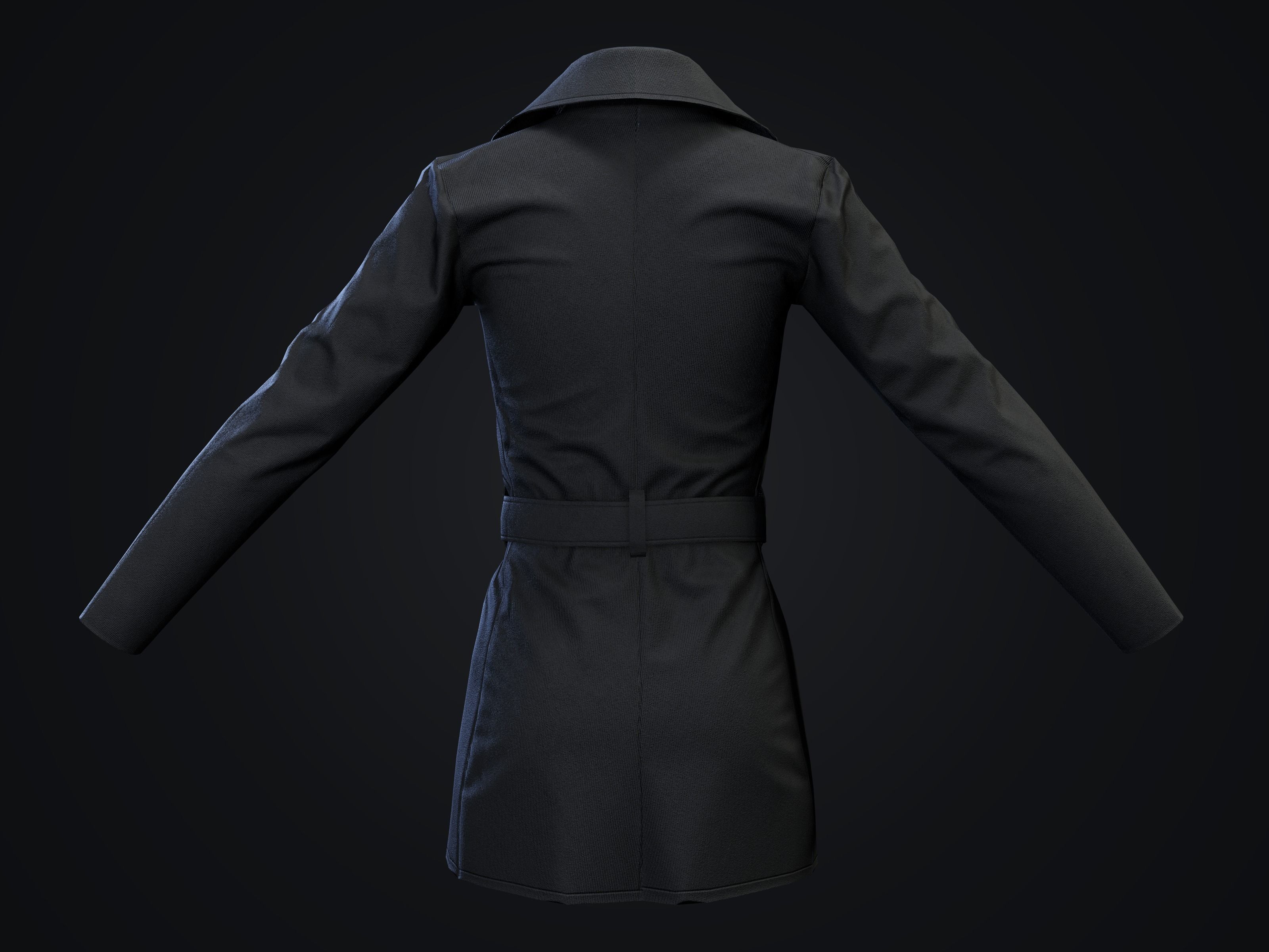 Female Jacket free VR / AR / low-poly 3D model | CGTrader