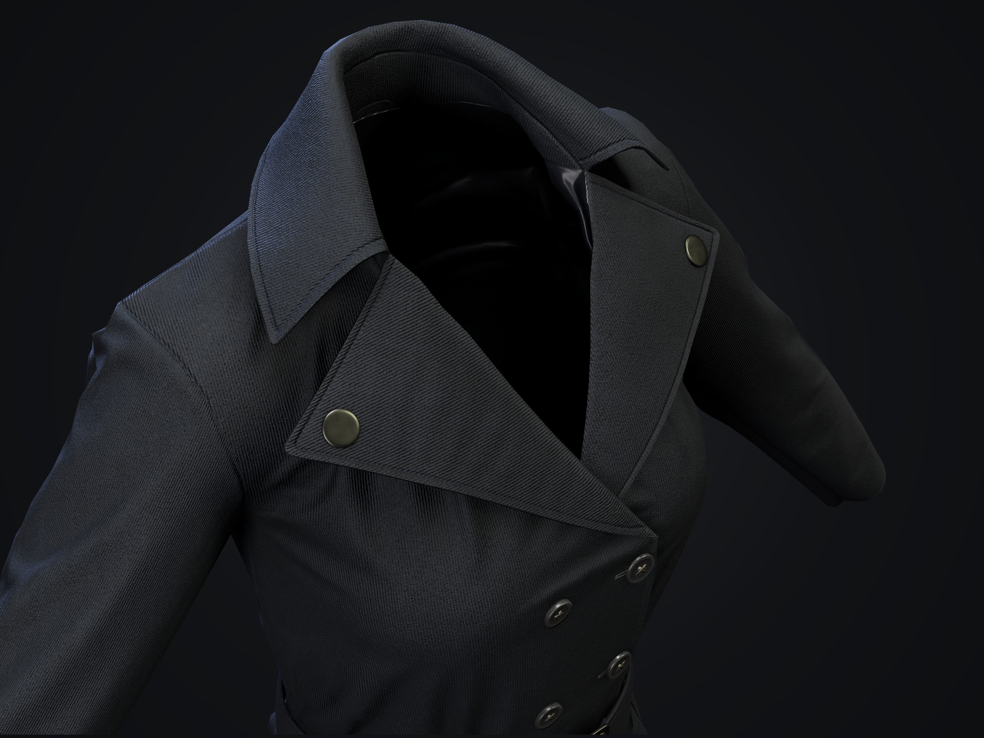 Female Jacket free VR / AR / low-poly 3D model | CGTrader