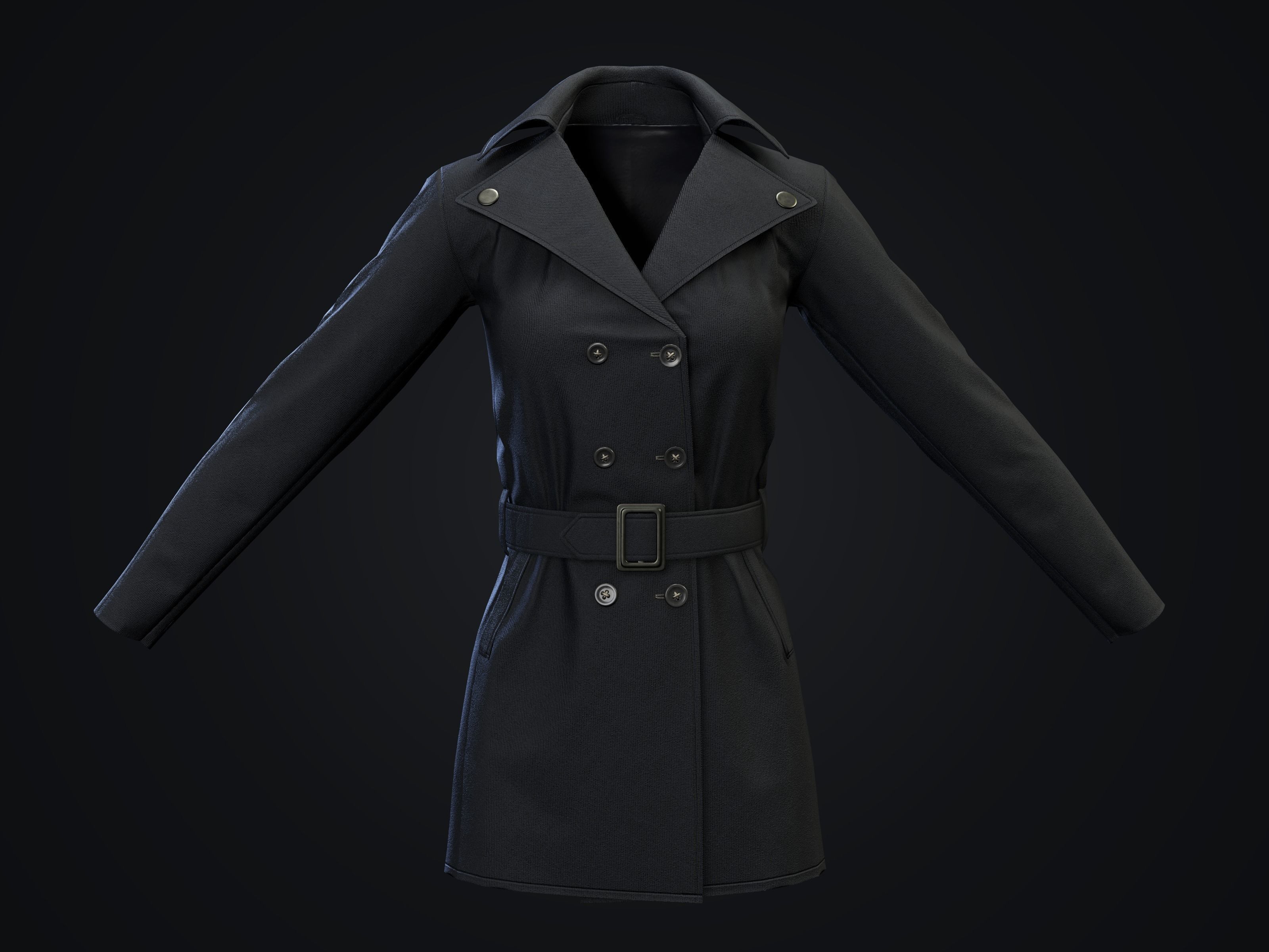Female Jacket free VR / AR / low-poly 3D model | CGTrader
