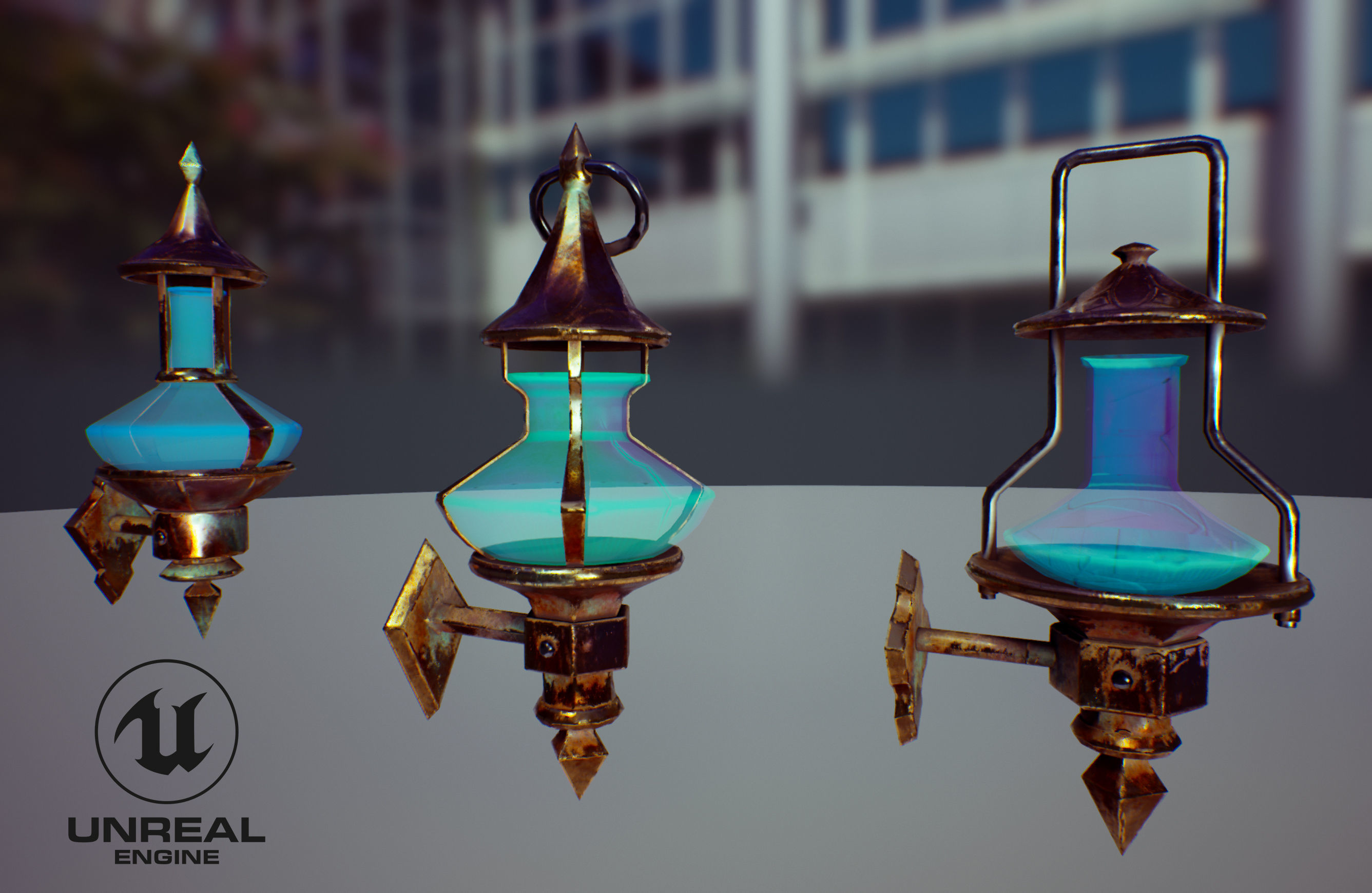 3D model Magic Lamps VR / AR / low-poly | CGTrader