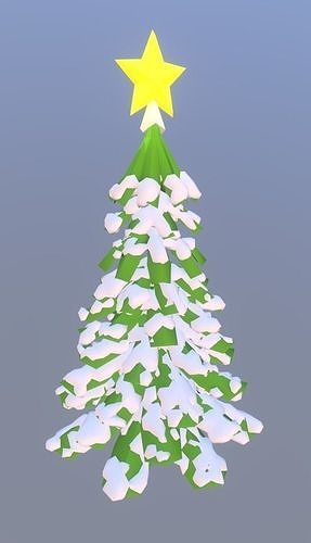 3D model Christmas Tree Low Poly VR / AR / low-poly | CGTrader
