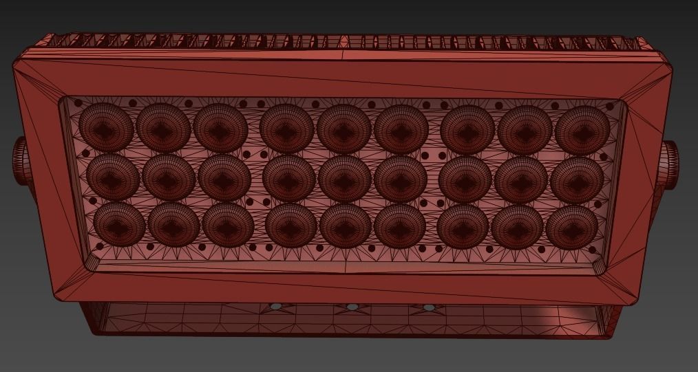 Outdoor industrial Lighting Module 4 3D model | CGTrader