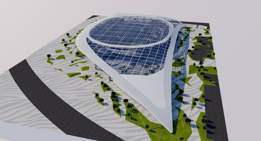SoFi Stadium - Los Angeles - USA 3D model | CGTrader