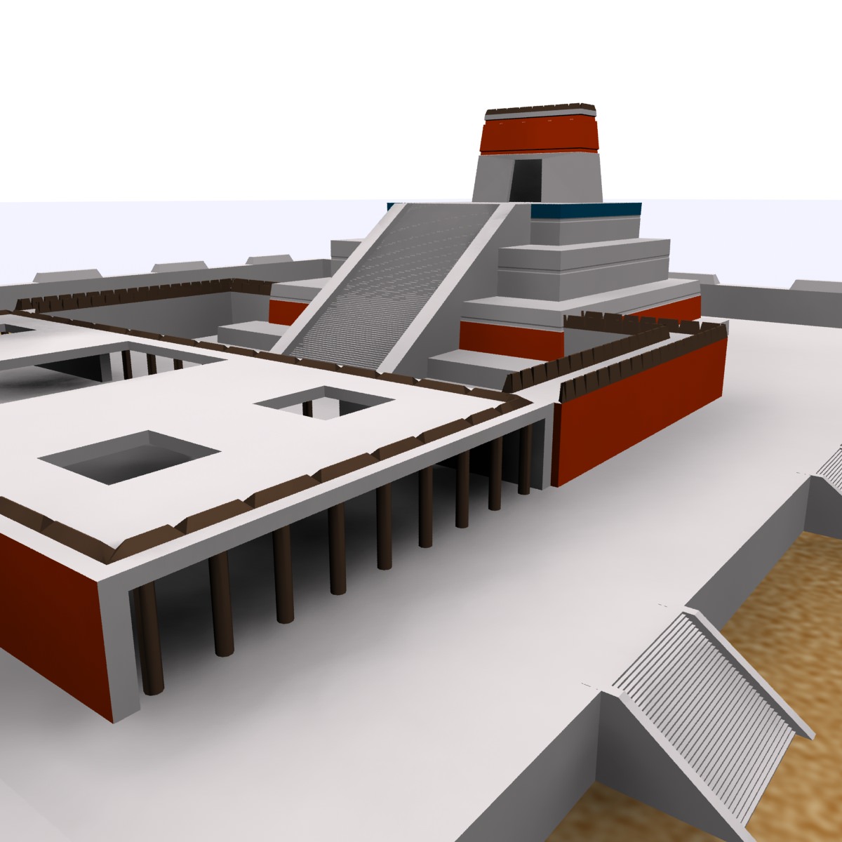 TENOCHTITLAN 3D ANCIENT CITY MAX 2010 3D model | CGTrader