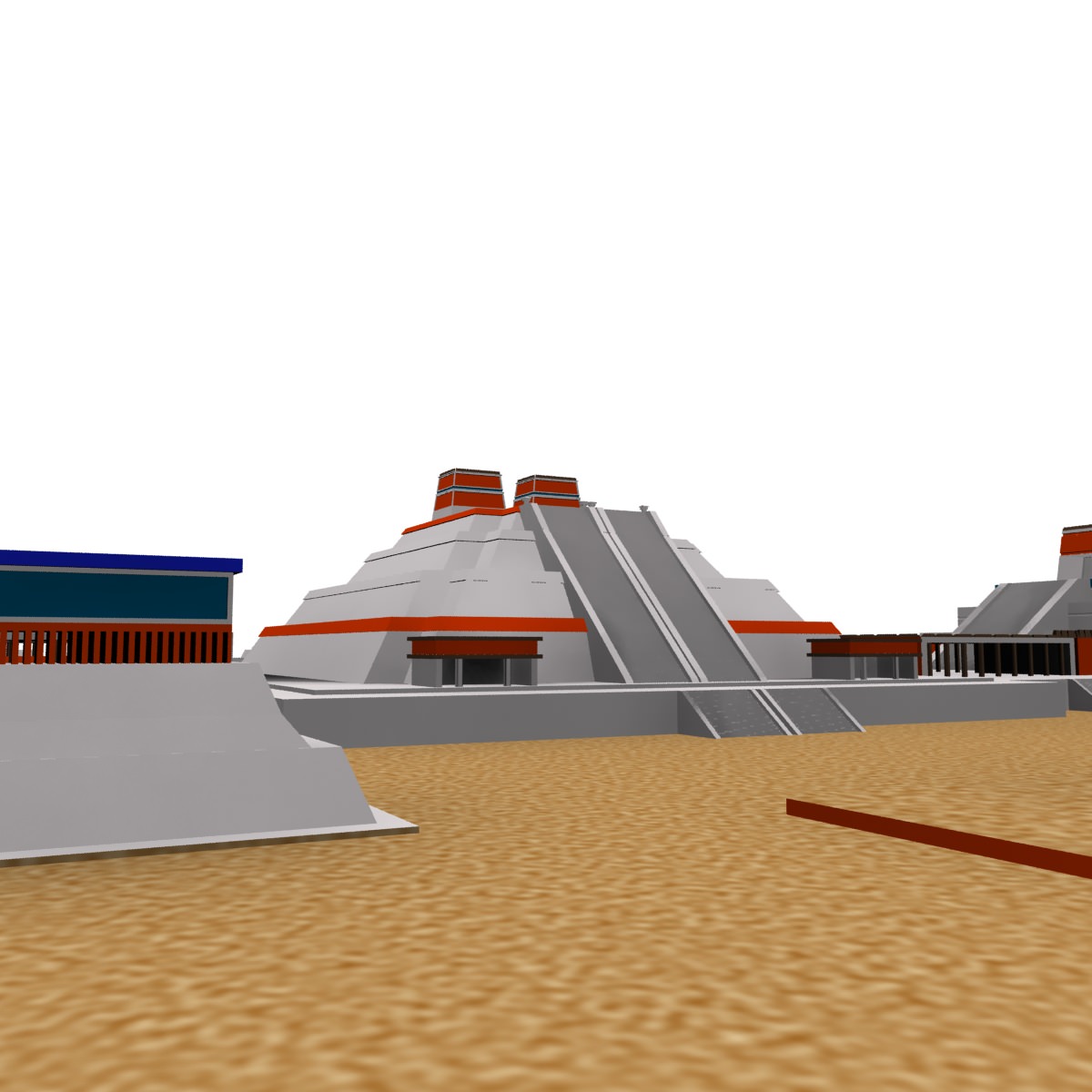 TENOCHTITLAN 3D ANCIENT CITY MAX 2010 3D model | CGTrader