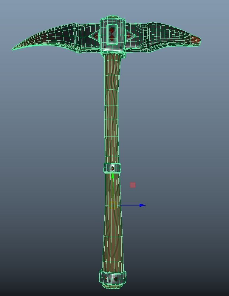 Gem Pickaxe 3D model | CGTrader