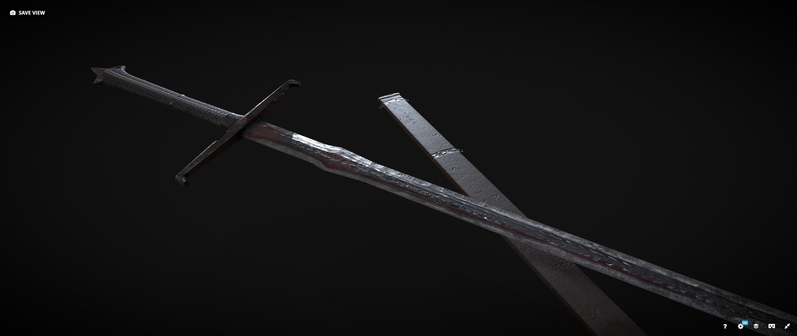 3D model Demon Knight Sword VR / AR / low-poly | CGTrader